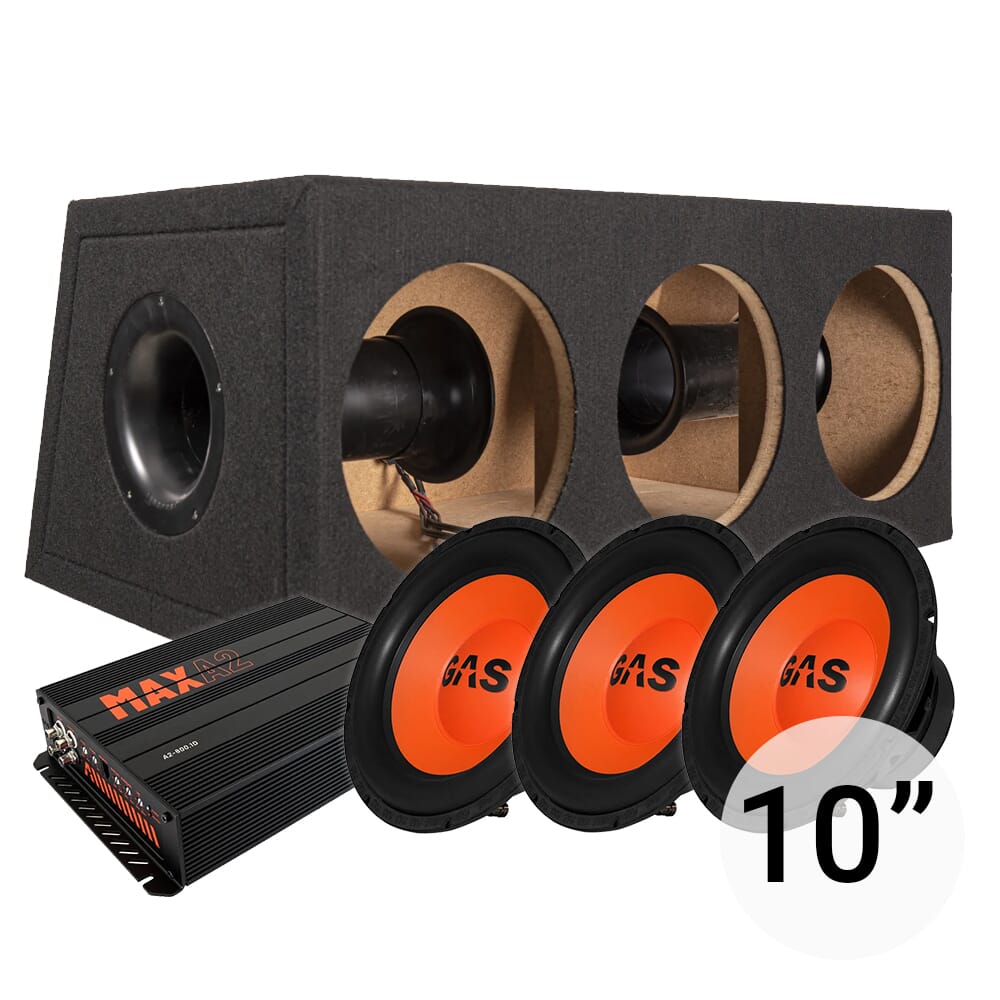 GAS MAD 3x10`` basspakke - bassbrothers.no