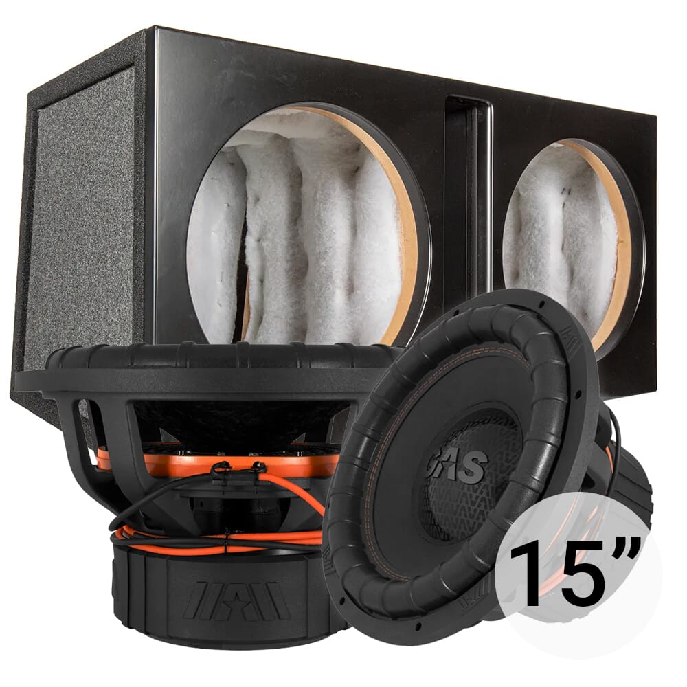 GAS MAX S2-15D1 2x15`` basskasse - bassbrothers.no