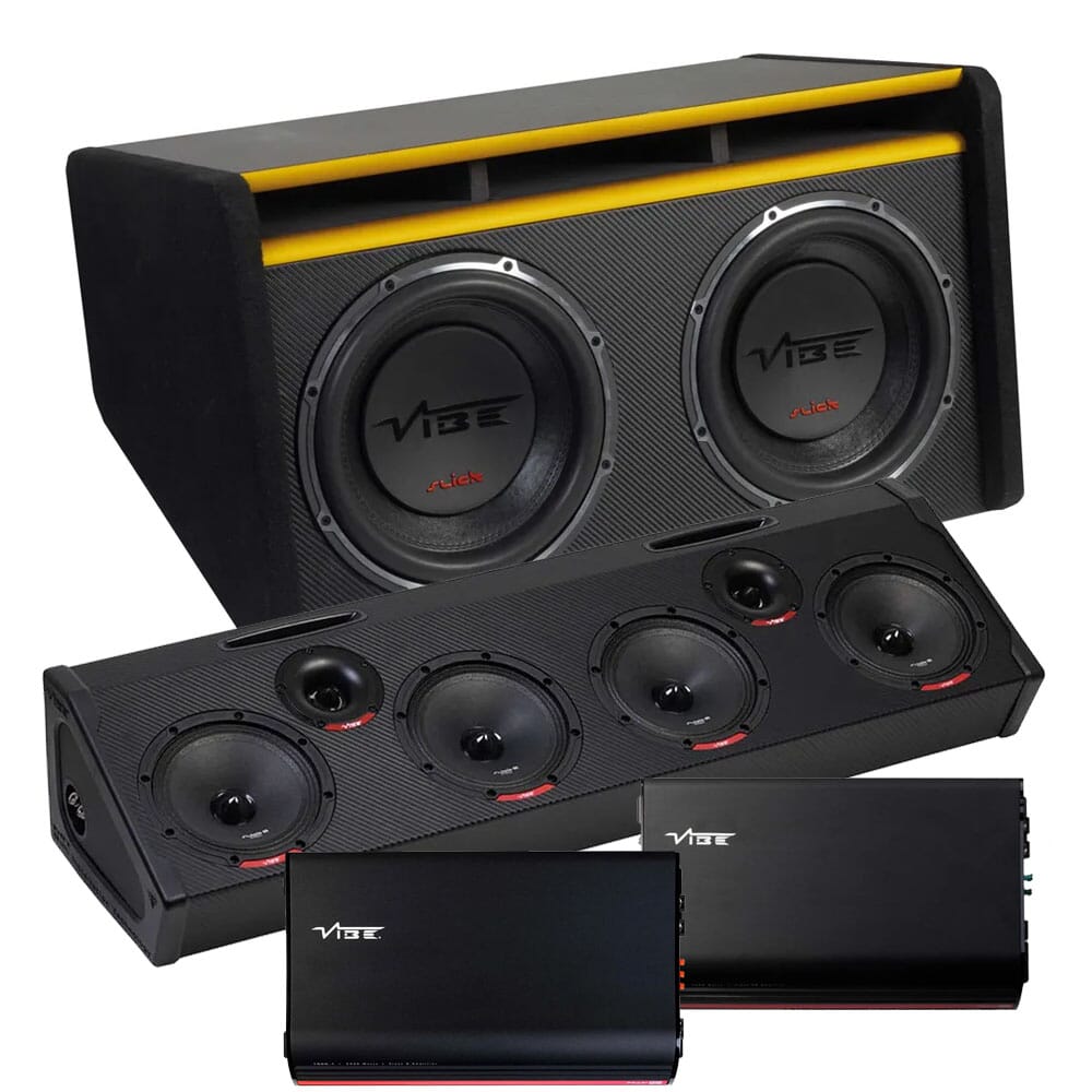 Vibe 2x12`` basspakke med Probox 6,5`` planke - bassbrothers.no