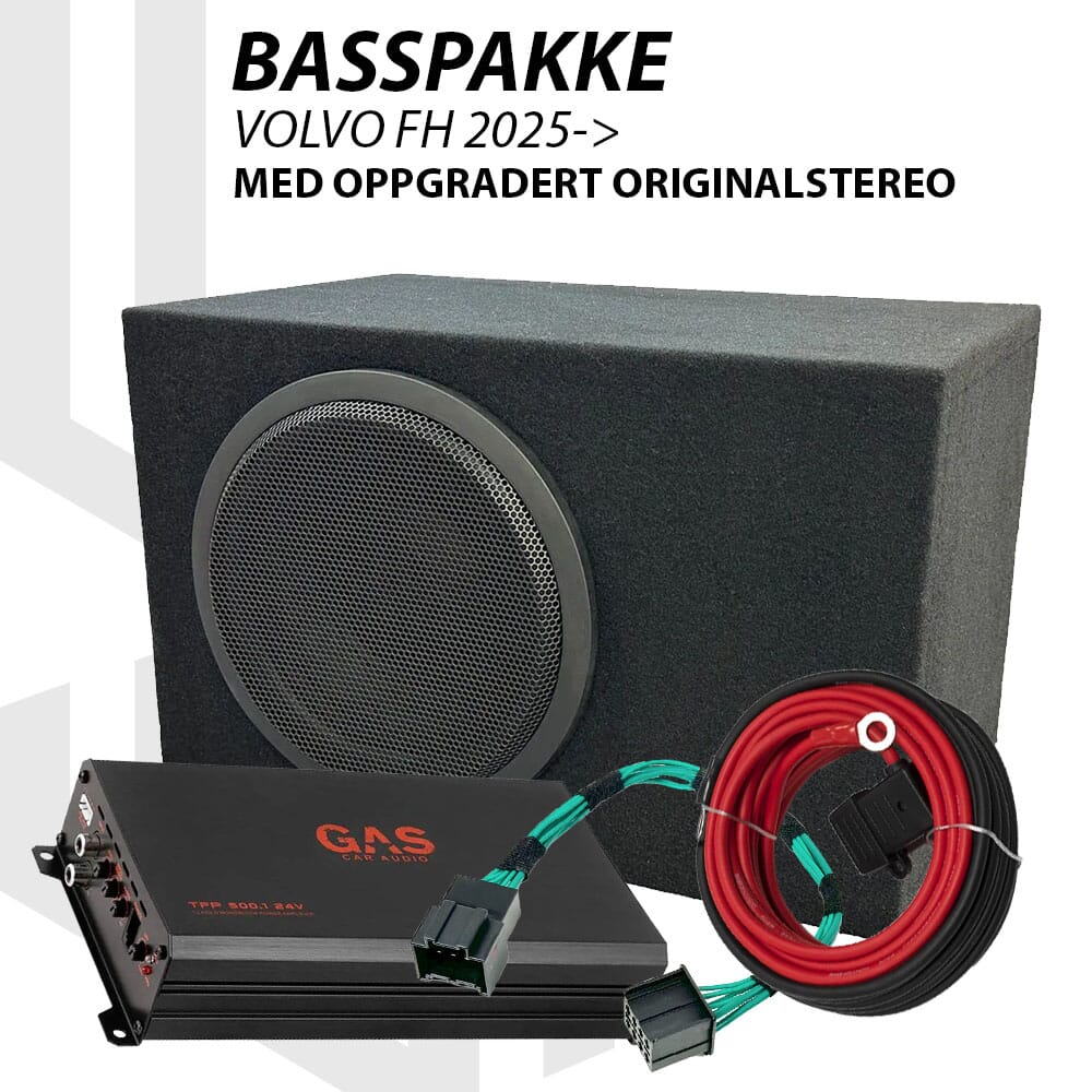 Helix / GAS 10`` basspakke Volvo FH - bassbrothers.no