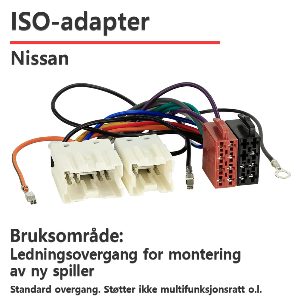 Nissan ISO-adapter - bassbrothers.no
